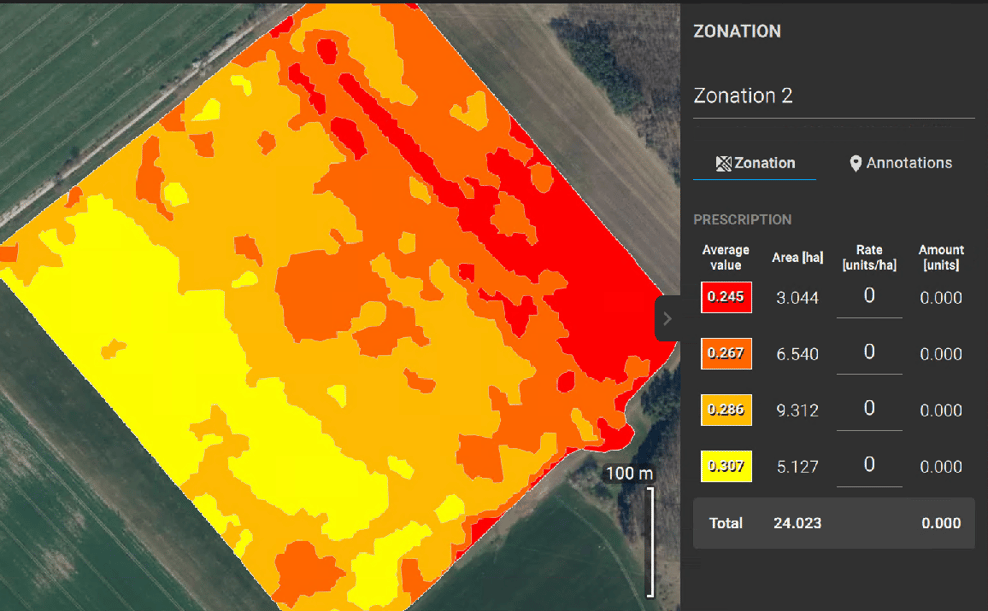 Zonation migration - PIX4Dfields